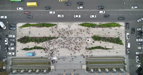 Overhead street view , Stock Footage | VideoHive