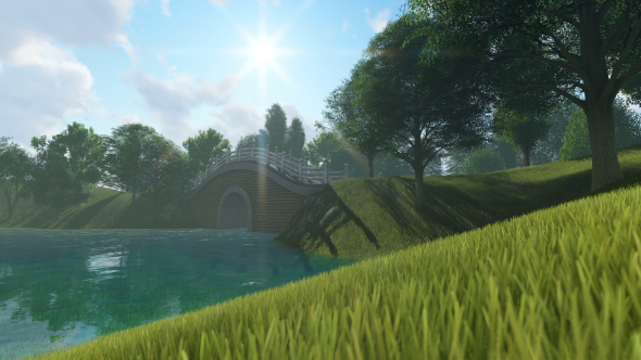 Landscape and Sun, Motion Graphics | VideoHive