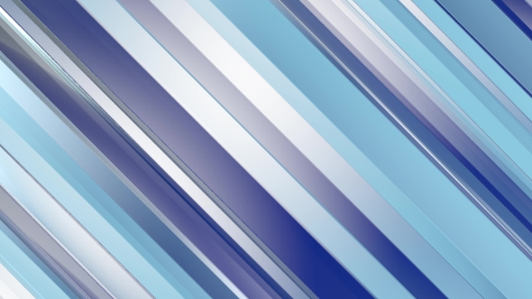 Pattern of Blue Color Strips Prisms, Motion Graphics | VideoHive