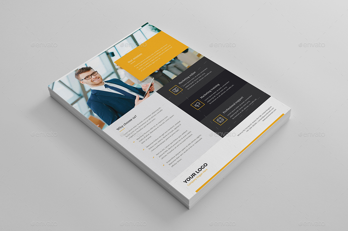 Flyer – Marketing, Print Templates | GraphicRiver