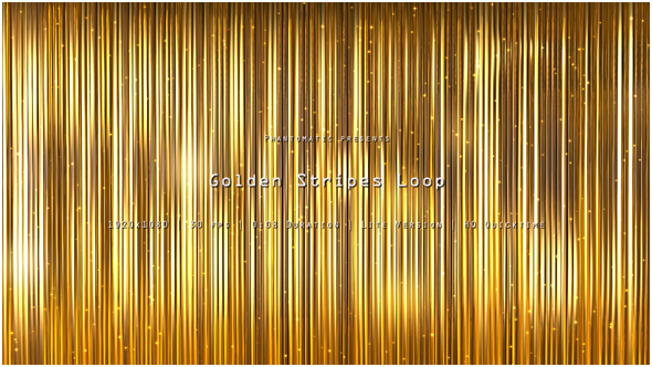 Golden Stripes Glitter 11, Motion Graphics | VideoHive