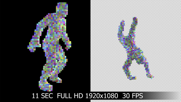 Pixels Dancer, Motion Graphics | VideoHive