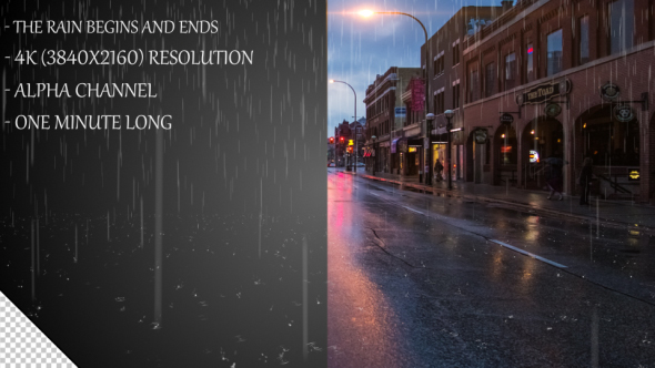 Rain Start End, Motion Graphics | VideoHive