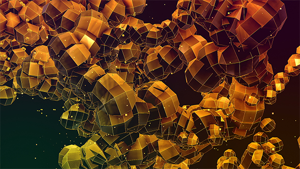 Futuristic Abstract Background Yellow, Motion Graphics | VideoHive