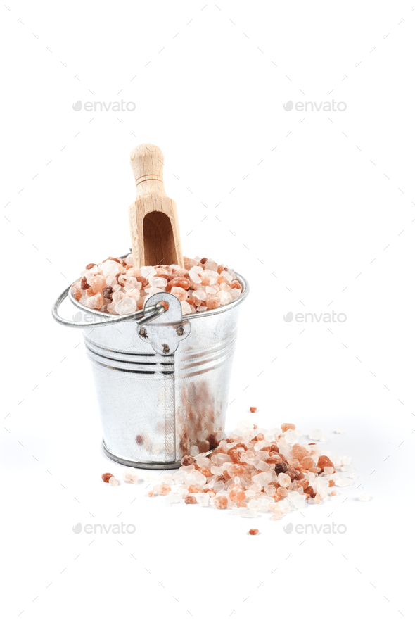 Scoop in Salt Bucket Stock Photo by orcearo | PhotoDune