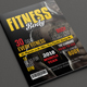 Fitness Body Magazine, Print Templates | GraphicRiver