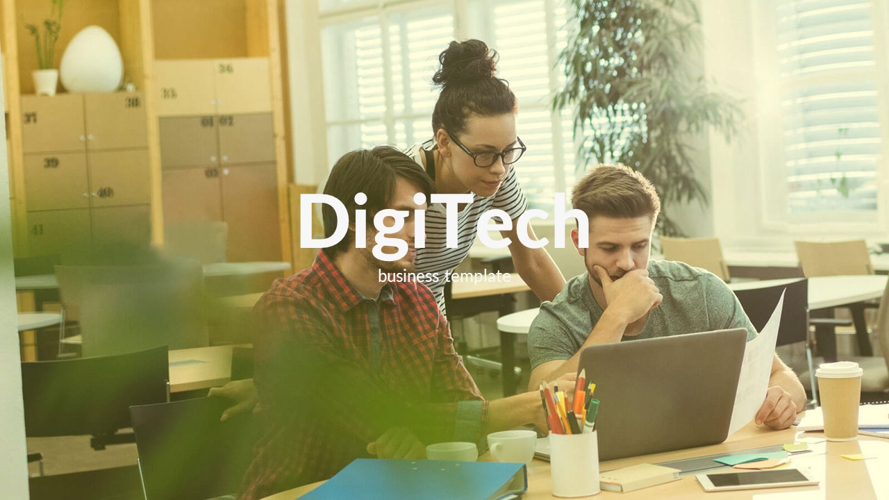 DigiTech Multipurpose Powerpoint Template, Presentation Templates ...