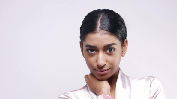 Sweet Middle Eastern Girl with Perfect Skin, Stock Footage | VideoHive