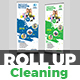 Cleaning Service Roll-Up, Print Templates | GraphicRiver