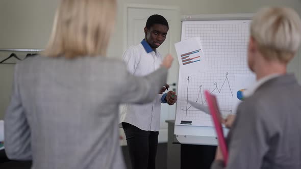 Confident Professional Expert Consulting Business People in Office ...