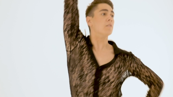 The Ballet Actor Beautifully Dances, Stock Footage | VideoHive
