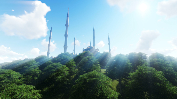 Mosque in Sunshine, Motion Graphics | VideoHive