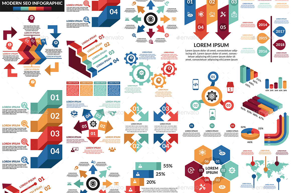 1000 Big Bundle Infographic Elements, Infographics | GraphicRiver