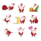 Christmas Symbols of Santa., Vectors | GraphicRiver