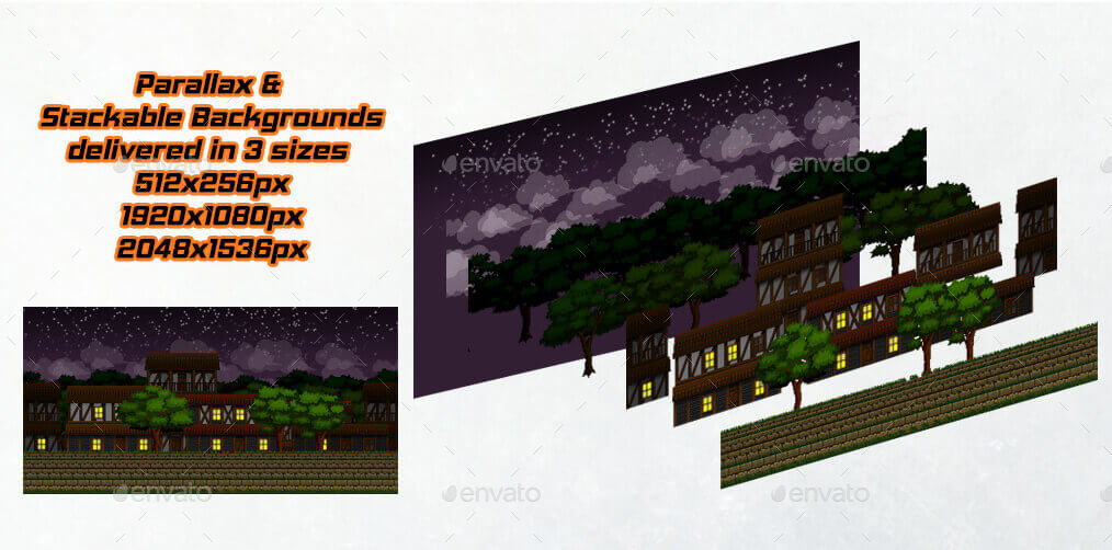 2D Pixel Game Kit 5 of 5 w character sprites & more, Game Assets ...