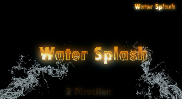 Water Splash, Motion Graphics | VideoHive