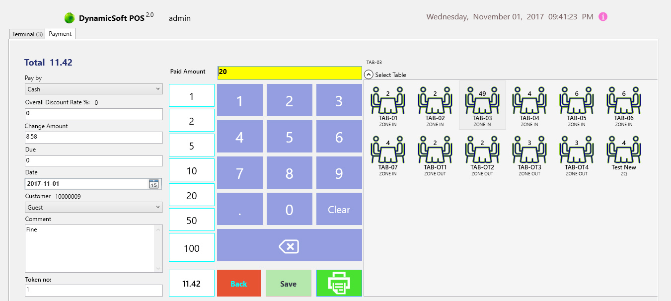 Rest Pos Restaurant Point Of Sale Wpf Application By Dynamicsoft