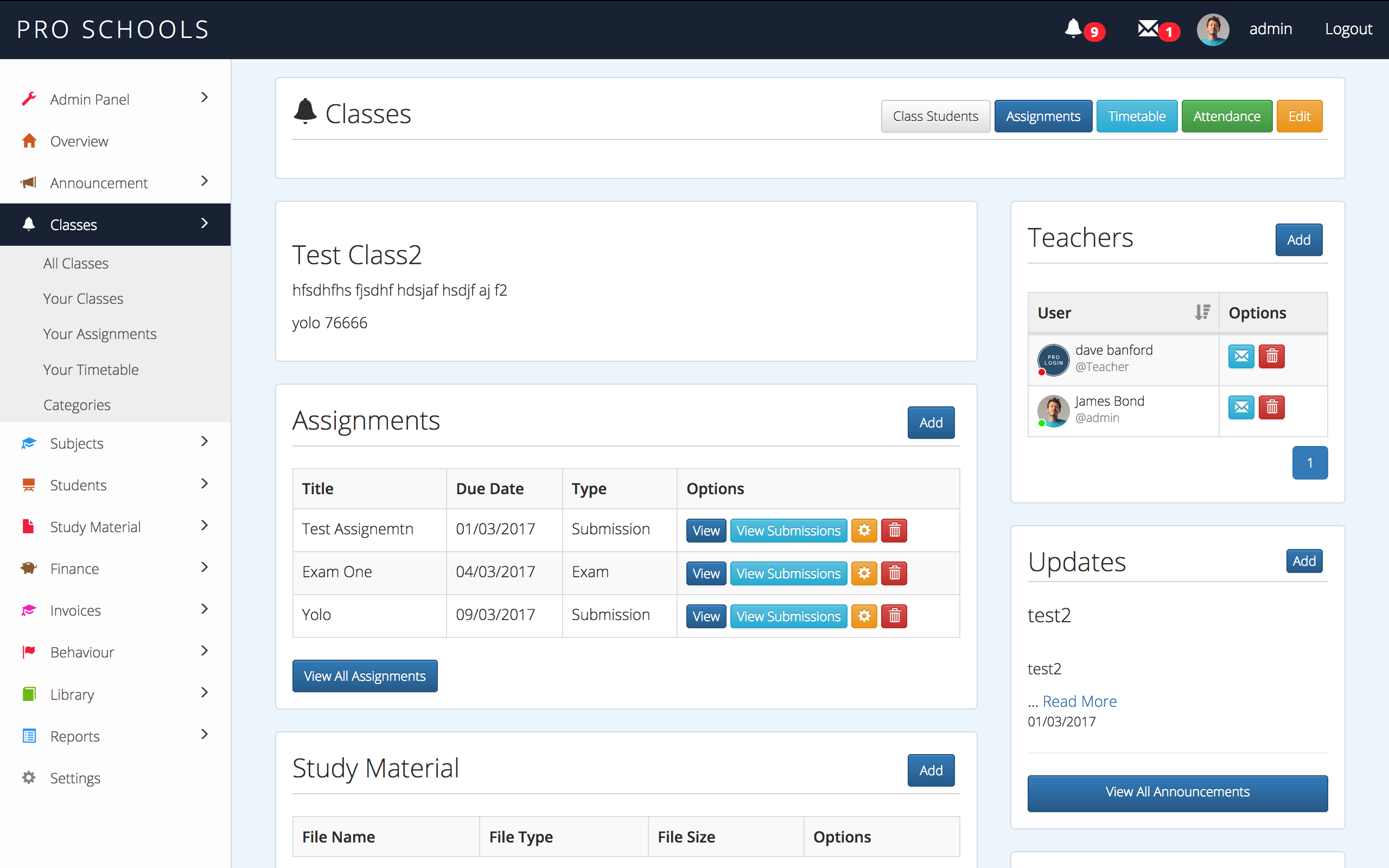 Pro School - PHP School Management System by Patchesoft | CodeCanyon