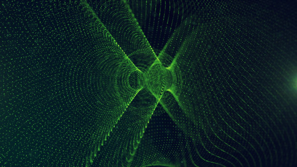 Green Form Particles, Motion Graphics | VideoHive