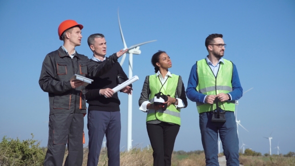Engineers with Virtual Reality Headset, Stock Footage | VideoHive
