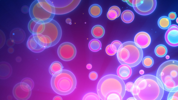 Colorful Circles Loop Background, Motion Graphics | VideoHive