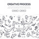 Creative Process Presentation Template, Vectors | GraphicRiver