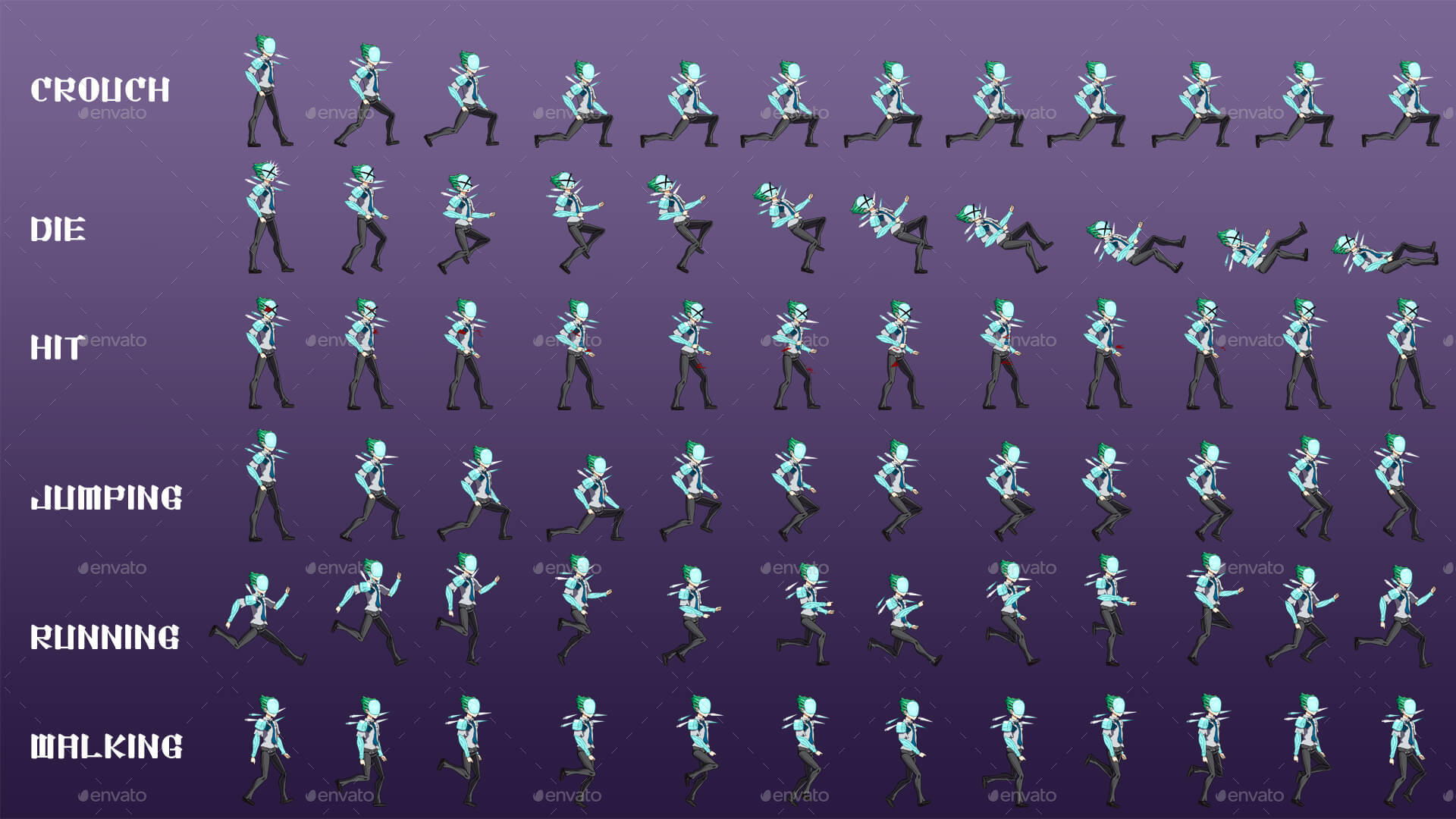 Anime and Manga Super Heroes Game Kit Bundle w sprites and more, Game ...