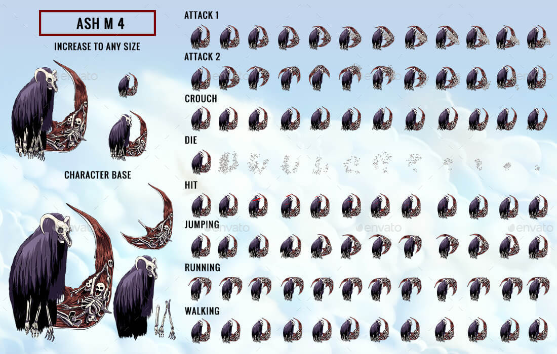 2D Anime Super Heroes Kit 3 of 4 w sprites, backgrounds & more, Game Assets