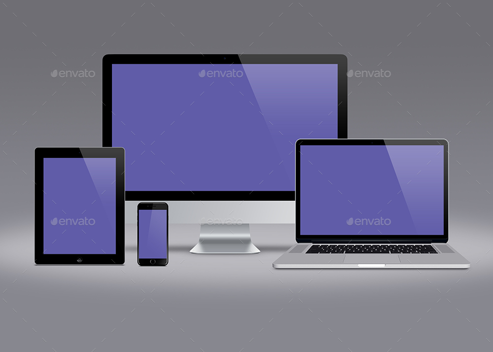 Responsive Screen Mockup, Graphics | GraphicRiver