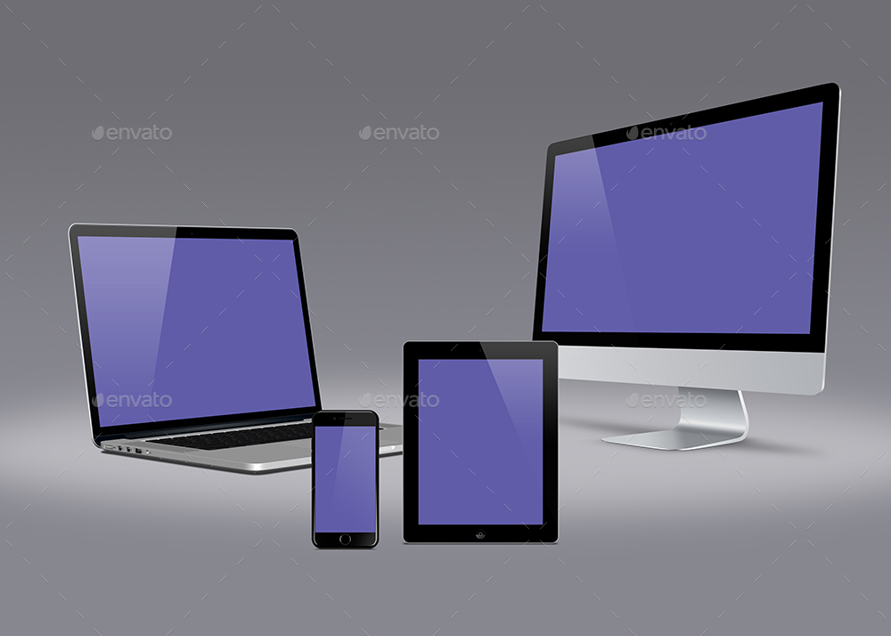 Responsive Screen Mockup, Graphics | GraphicRiver