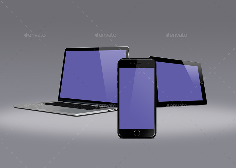 Responsive Screen Mockup, Graphics | GraphicRiver