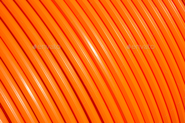 Fiber optic cable roll for broadband internet Stock Photo by manfredxy