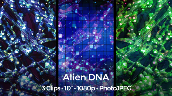 Alien DNA Background, Motion Graphics | VideoHive