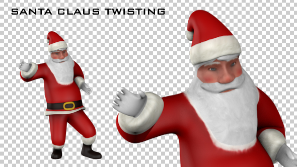 Twisting Santa Claus, Motion Graphics | VideoHive
