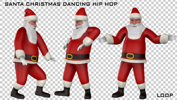 Break Dancing Santa