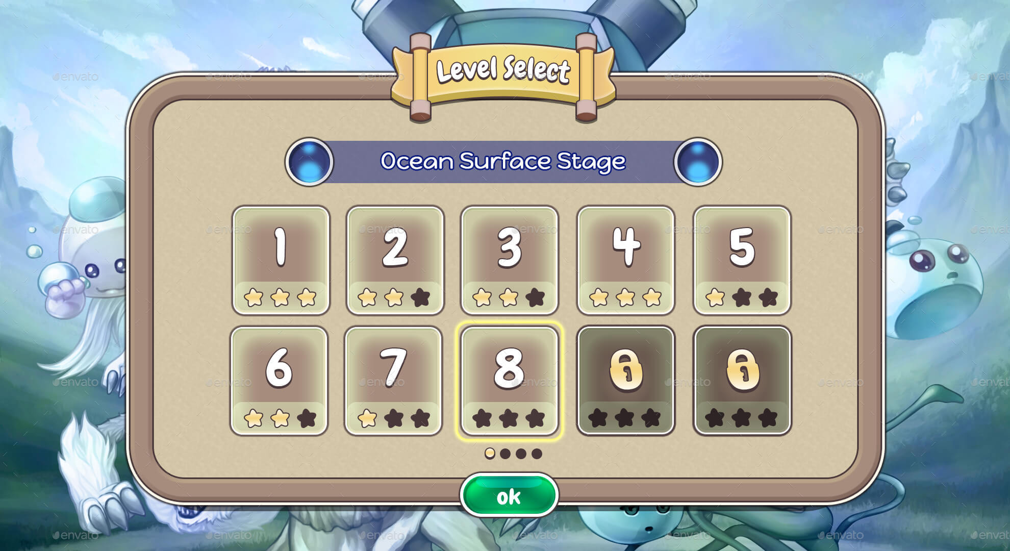 2D Platformer Cartoon Creatures Game Assets Bundle w Sprites, Game Assets