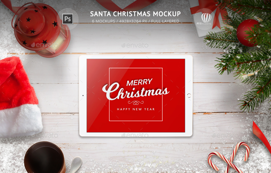 Santa Christmas Mockup, Graphics | GraphicRiver