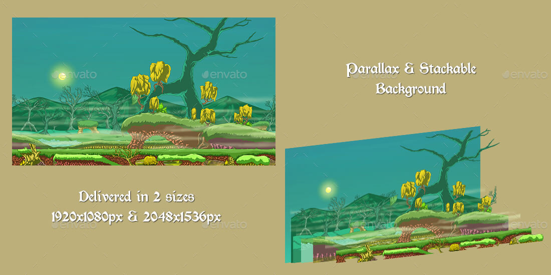 2D Platformer Fantasy Game Kit 3 of 3 - Sprites, Backgrounds & More ...