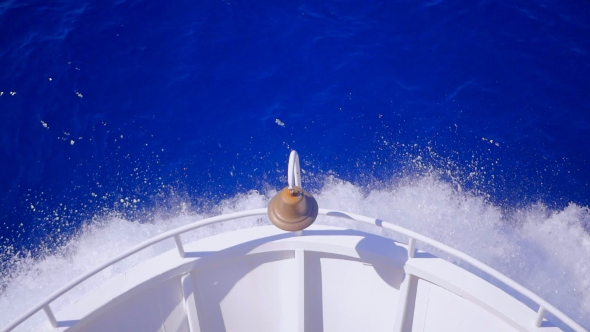 Ship Hitting the Waves, Stock Footage | VideoHive