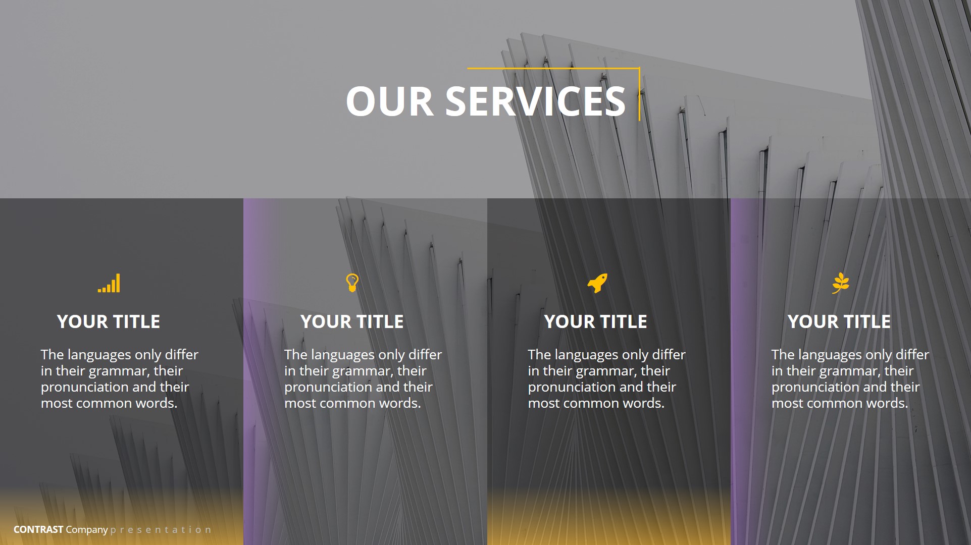 Contrast - Creative Powerpoint Template, Presentation Templates ...