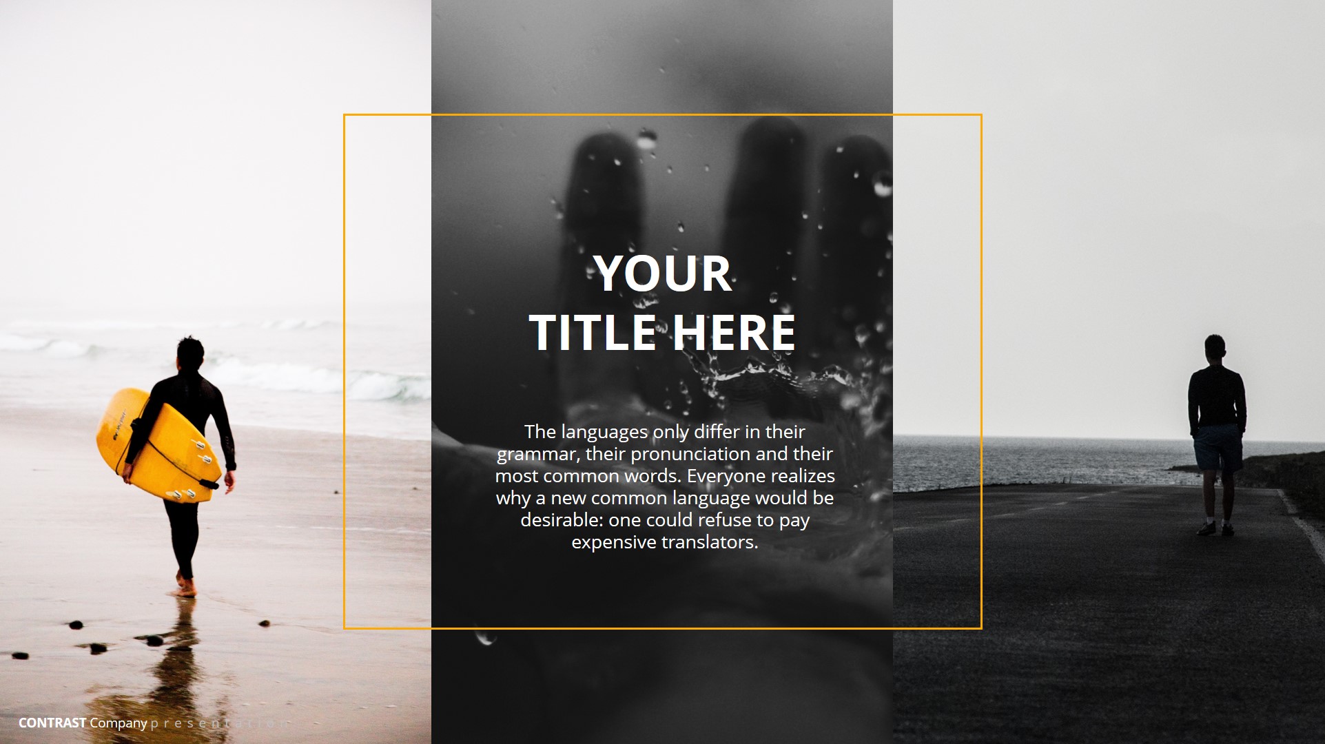 Contrast - Creative Powerpoint Template, Presentation Templates ...