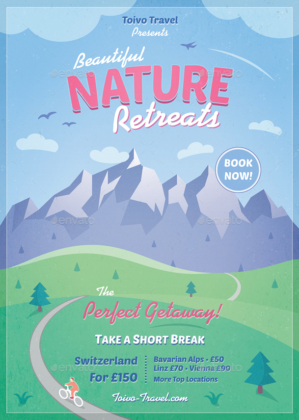 Travel and Outdoors Flyers, Print Templates | GraphicRiver