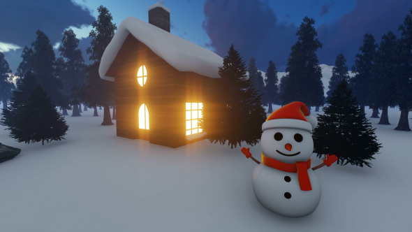 Winter Snow Man, Motion Graphics | VideoHive