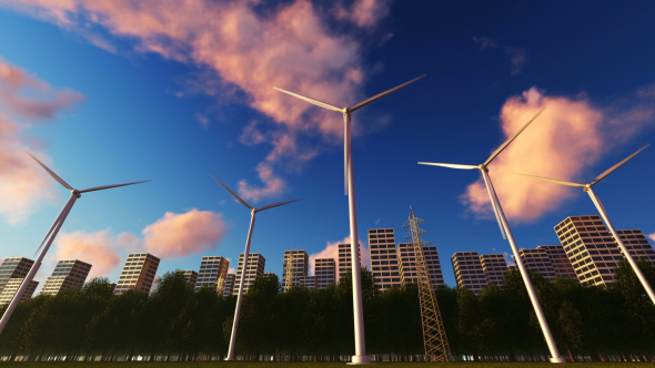 Wind Turbines, Motion Graphics | VideoHive