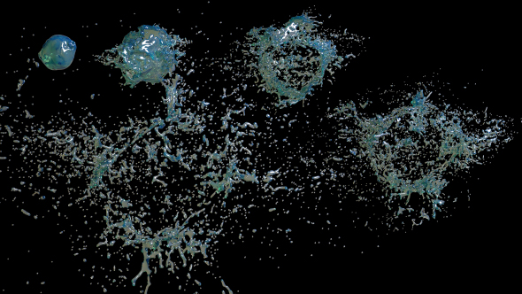 Water Explosion, Motion Graphics | VideoHive