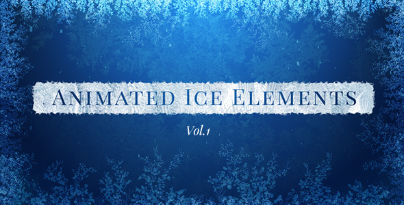 Animated Ice Elements. Vol.1, Motion Graphics | VideoHive