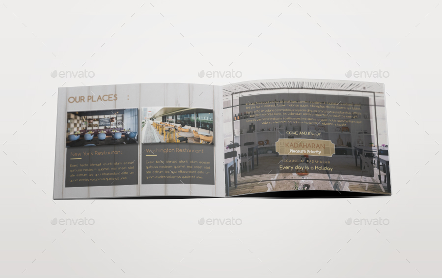 A5 Food Menu Brochure, Print Templates | GraphicRiver