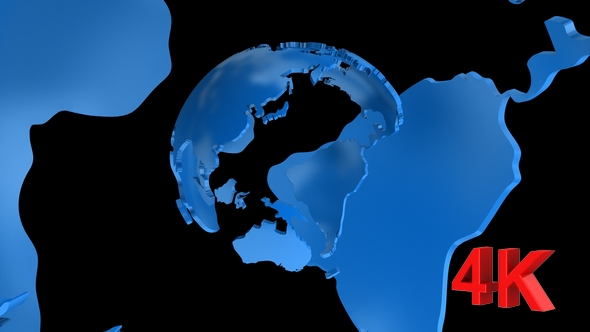 Rotating of Earth, Motion Graphics | VideoHive