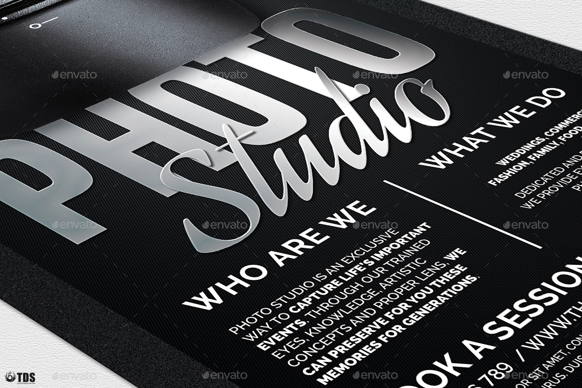 Photo Studio Flyer Template V2, Print Templates | GraphicRiver