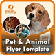 Pet Flyer | Animal Flyer Templates, Print Templates | GraphicRiver